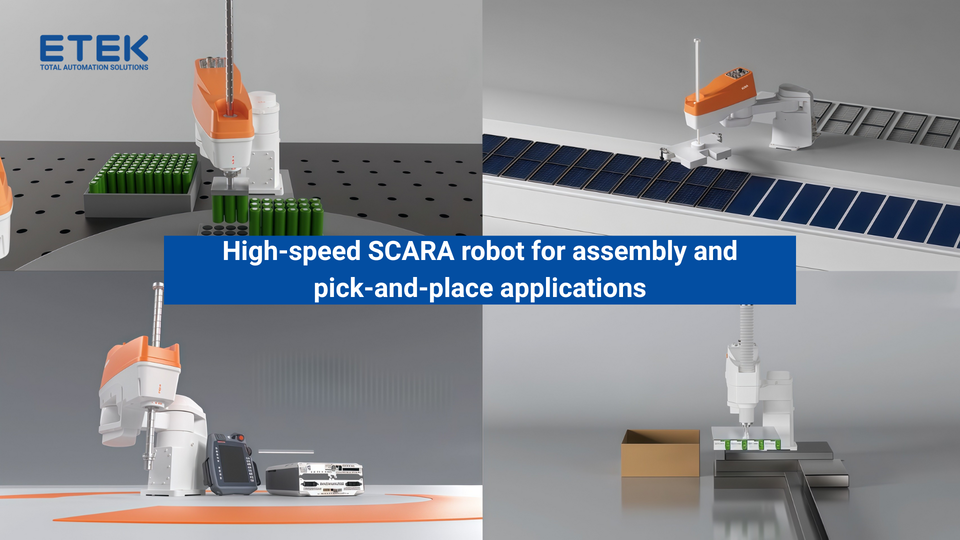 HIGH-SPEED SCARA ROBOT FOR ASSEMBLY AND PICK-AND-PLACE APPLICATIONS